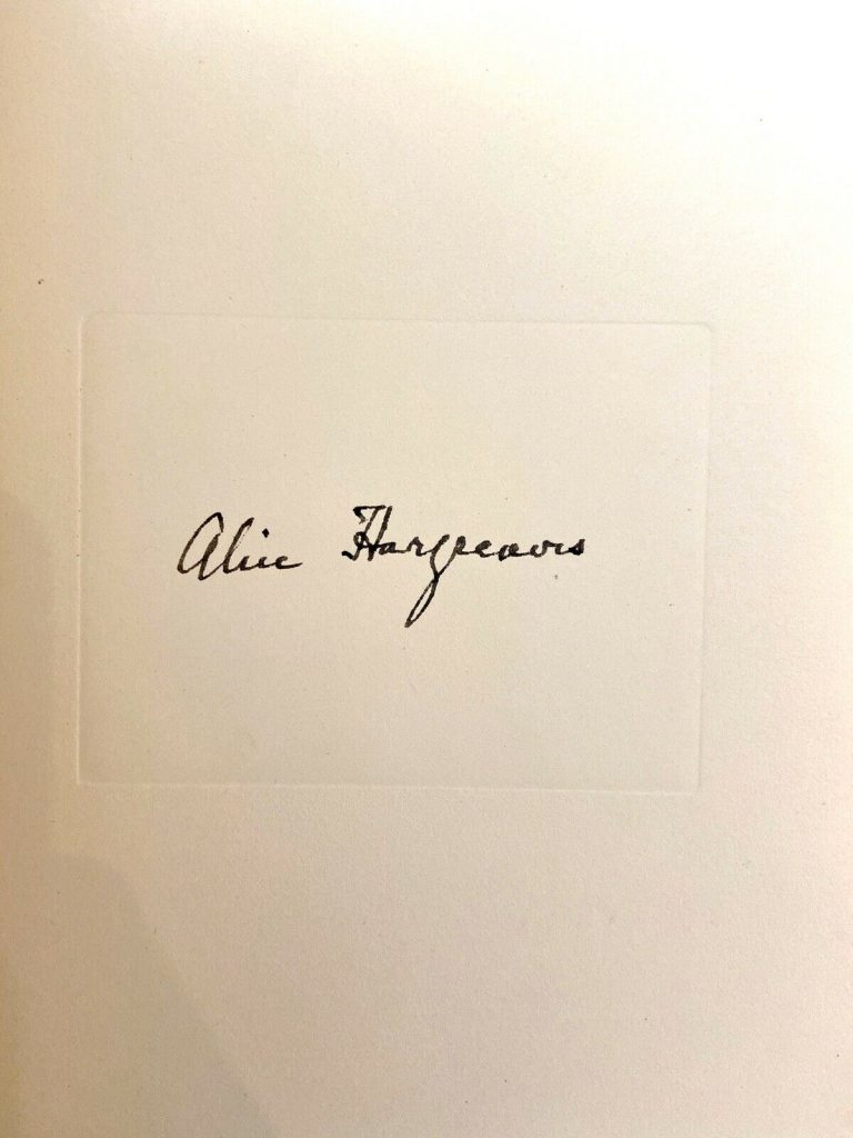 Limited Edition of Alice's Adventures in Wonderland, signed by Alice ...